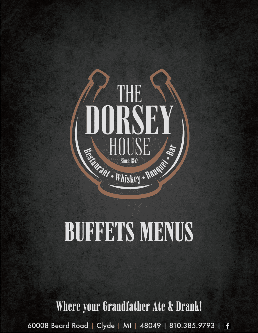 Menu - The Dorsey House